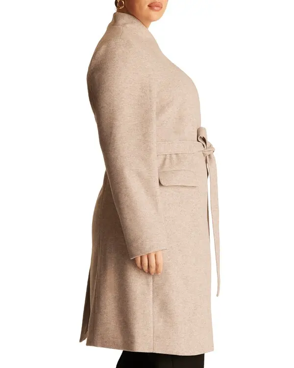 ESTELLE Ren Asymmetric Belted Coat