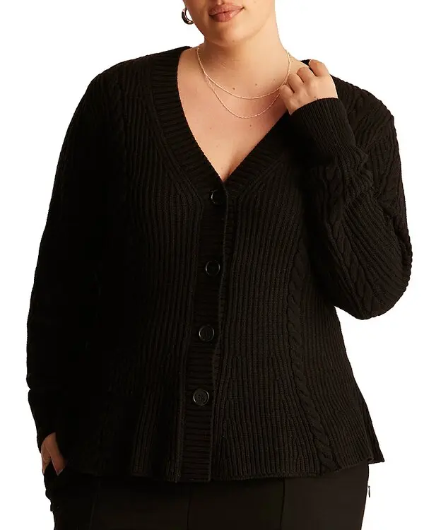 ESTELLE Callie Rib Knit Cardigan