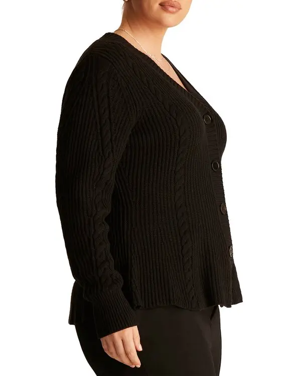 ESTELLE Callie Rib Knit Cardigan