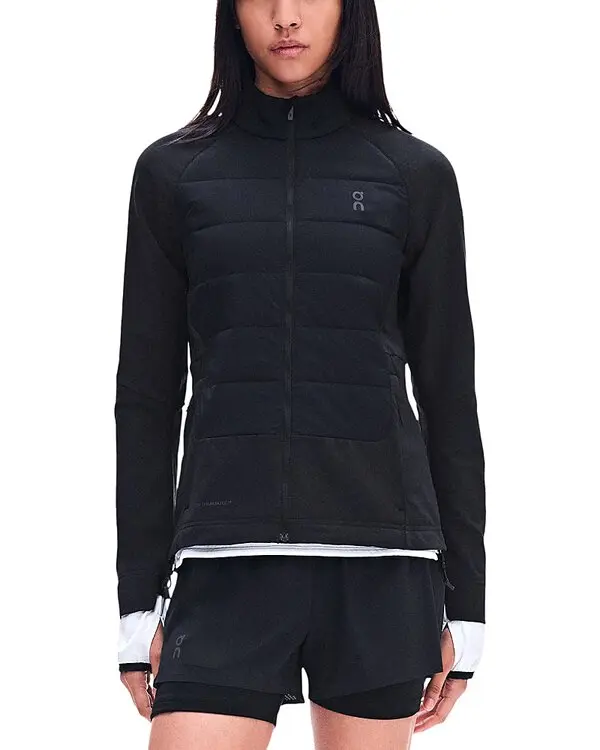 On Weather Hybrid Mock Neck Thumb Hole Cuff Jacket