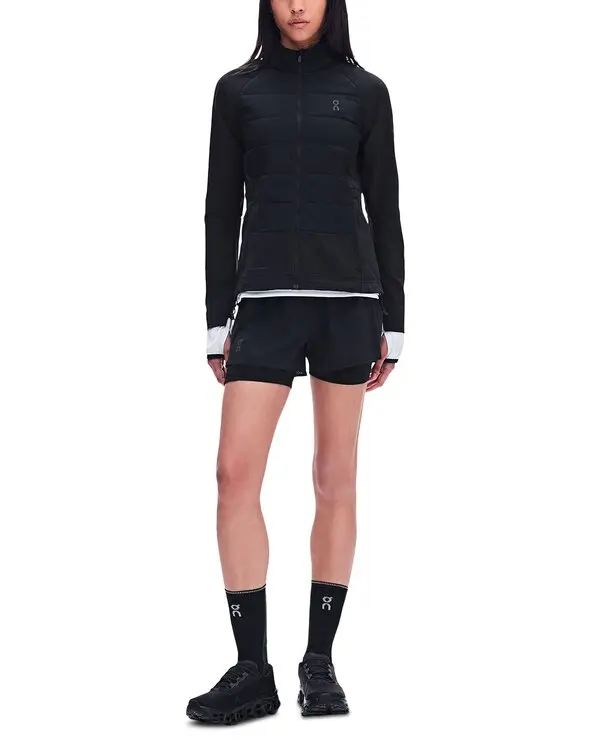 On Weather Hybrid Mock Neck Thumb Hole Cuff Jacket