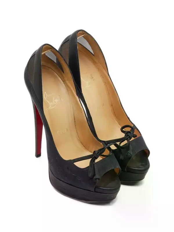 CHRISTIAN LOUBOUTIN Rosella Peep-toe Platform Pumps