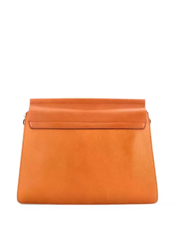 Chloé Faye Leather Medium Shoulder Bag - Brown