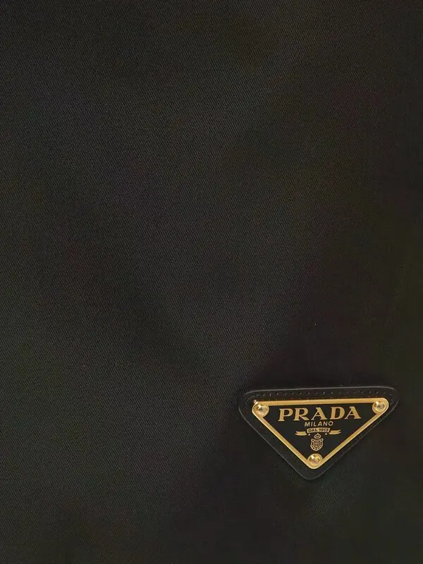 Prada Re-nylon Triangle Logo Midi Skirt