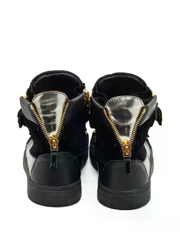 GIUSEPPE ZANOTTI Coby Metallic Strap Sneakers