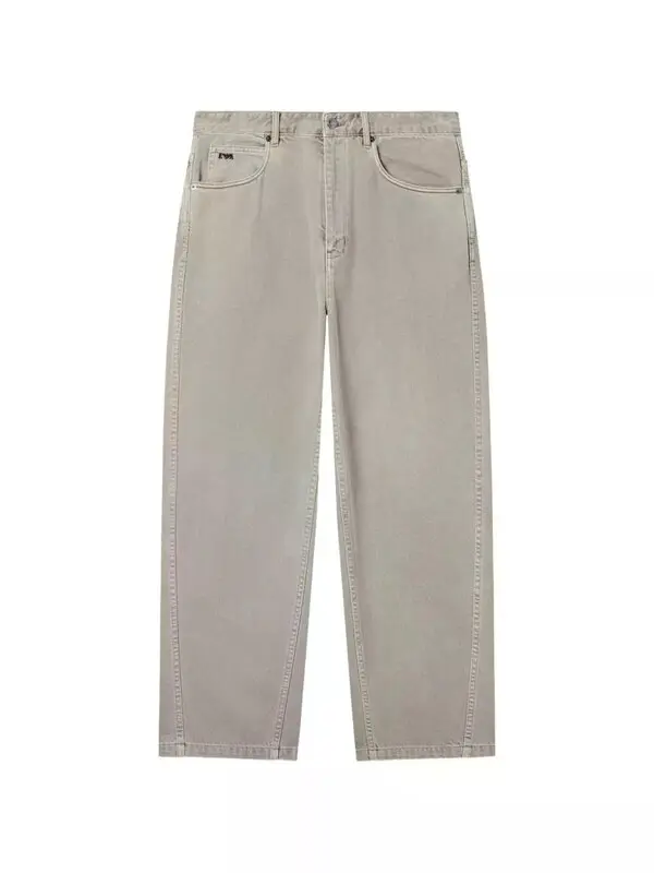 Emporio Armani Denim Capsule Collection J80 Buggy Twist-fit Jeans In Twill - Neutrals