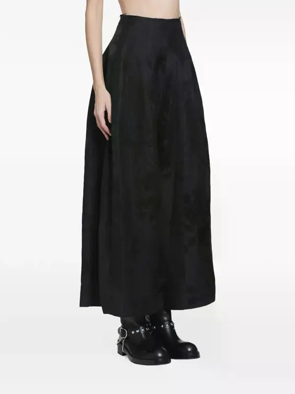 YA YI Floral Jacquard Trousers