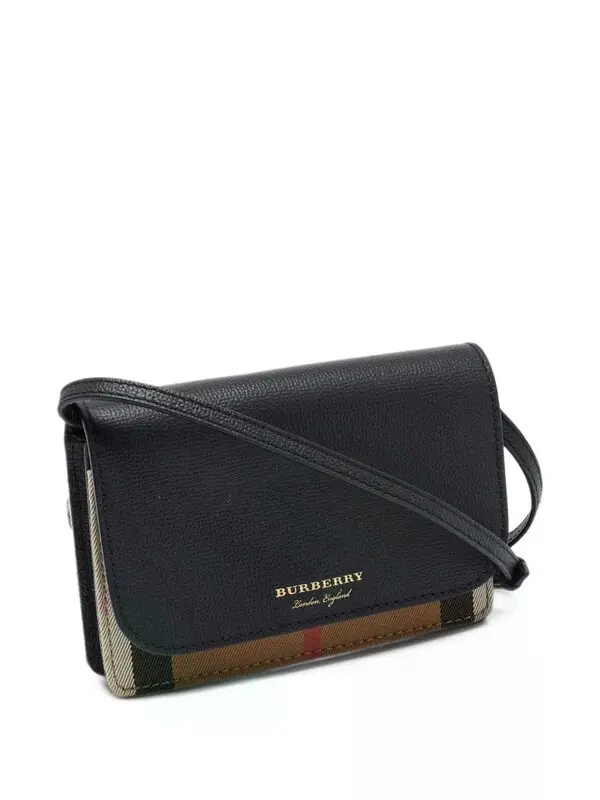 Burberry Small Hampshire Mega Check Cross Body Bag