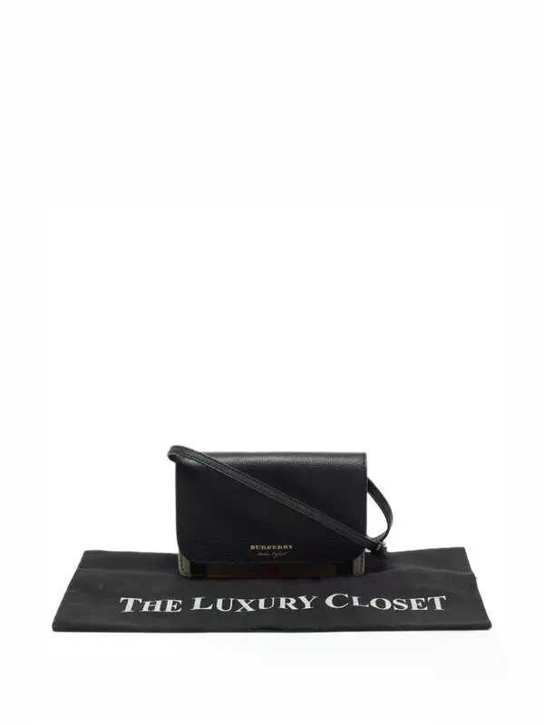 Burberry Small Hampshire Mega Check Cross Body Bag