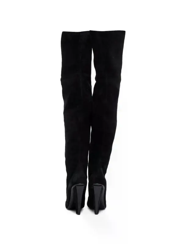 JIMMY CHOO Slouched Pointed-toe Boots