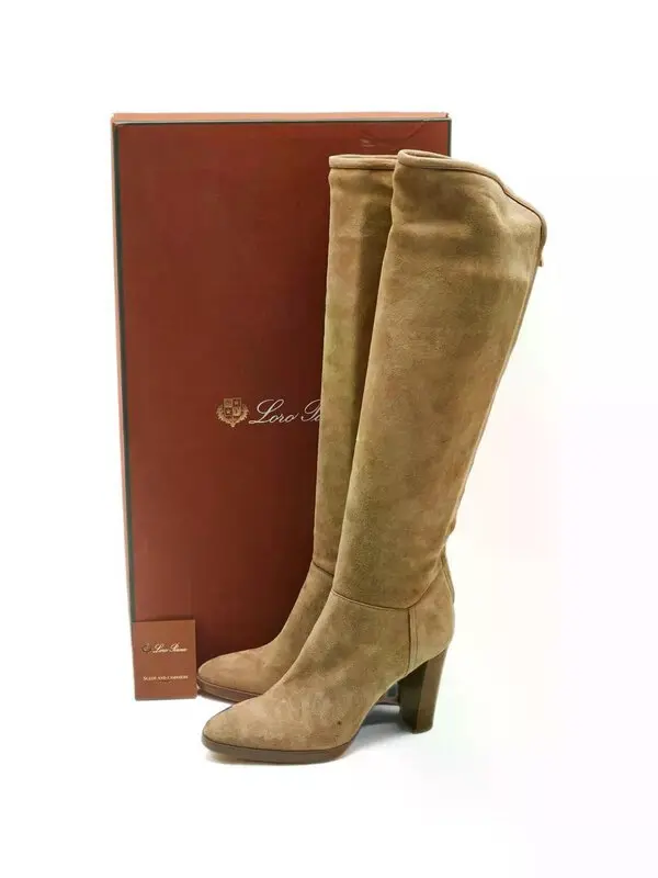 Loro Piana Sharmain Knee-length Boots - Neutrals