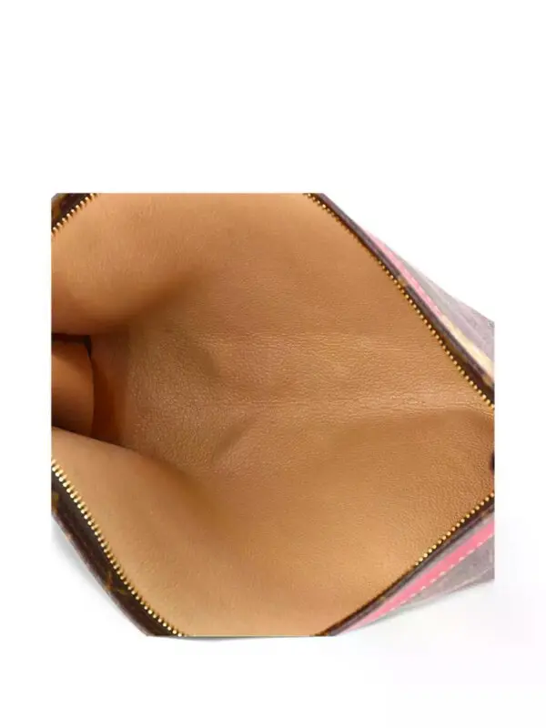 LOUIS VUITTON Toiletry Pouch Limited Edition Summer Trunks Monogram Canvas 26 Clutch Bag - Brown