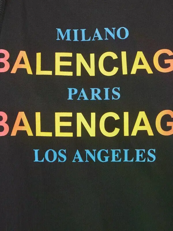 Balenciaga Multi-city Logo Hoodie