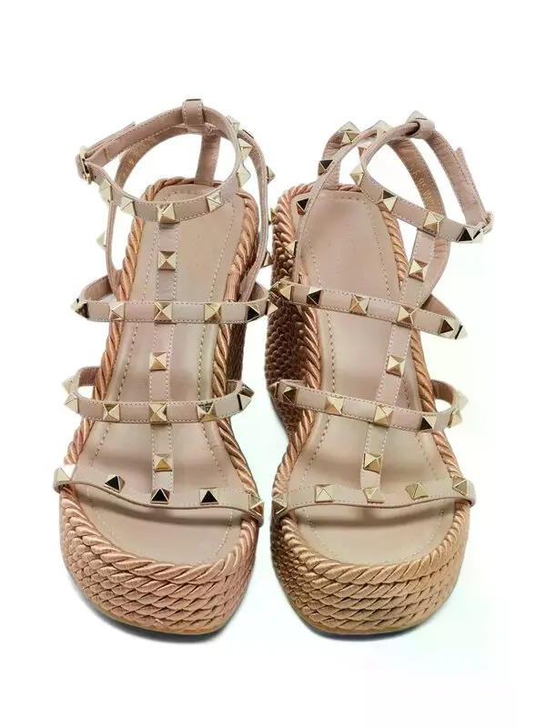 Valentino Garavani Rockstud Wedge Sandals