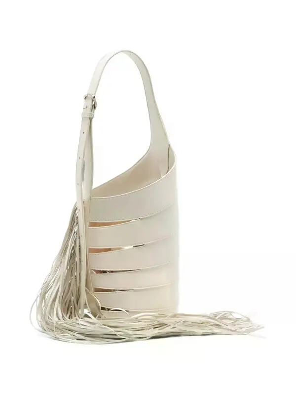 Alaïa Medium Babel Fringe Shoulder Bag