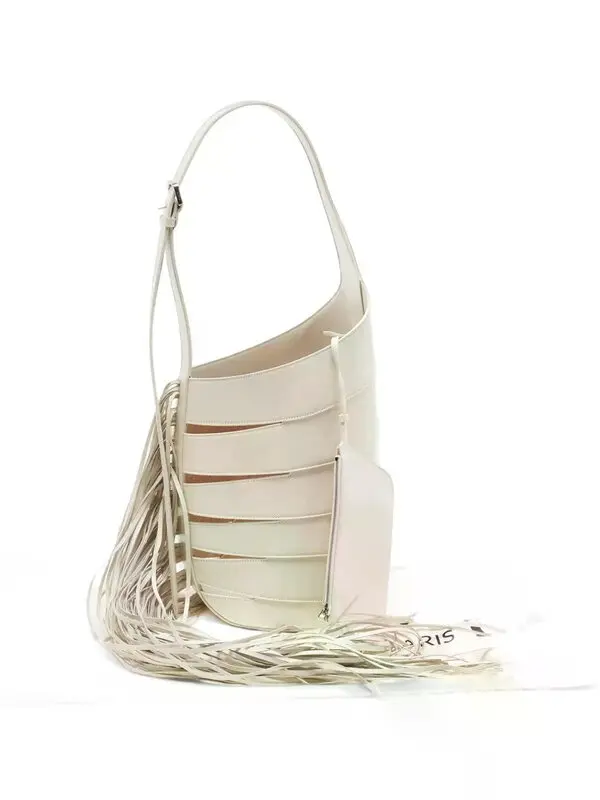 Alaïa Medium Babel Fringe Shoulder Bag
