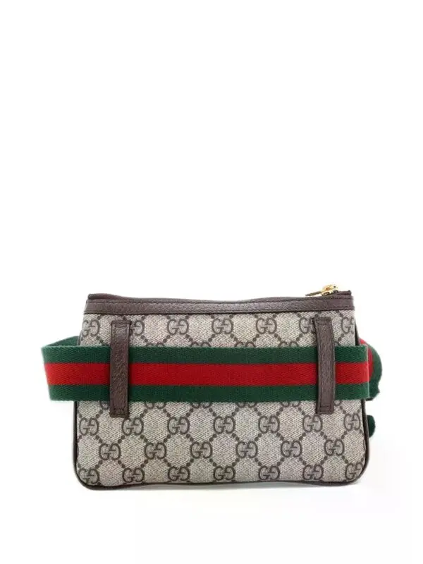 Gucci Ophidia Heart Utility Double Gg Coated Canvas Belt Bag
