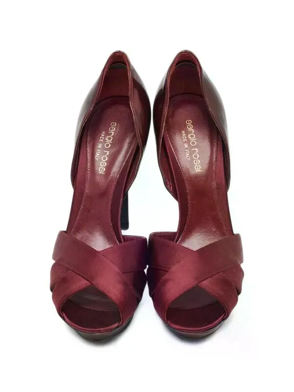 SERGIO ROSSI D'orsay Peep-toe Pumps