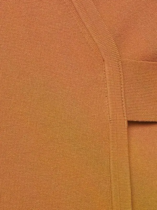Diane Von Furstenberg Wrap-around Knit Top