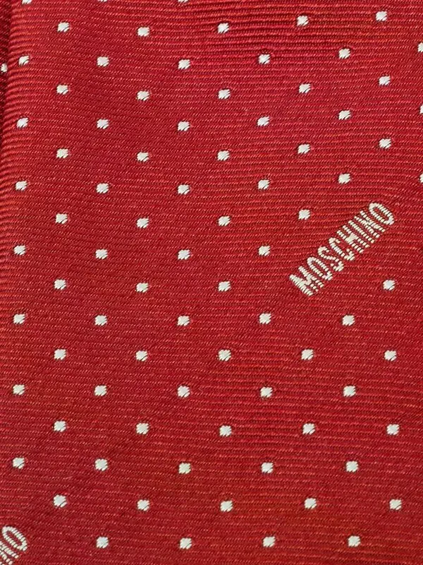 Moschino Silk Pointed-tip Tie