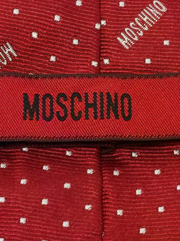 Moschino Silk Pointed-tip Tie