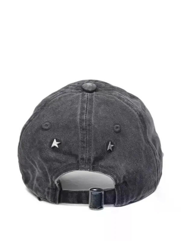 GOLDEN GOOSE Logo-patch Distressed Baseball Cap