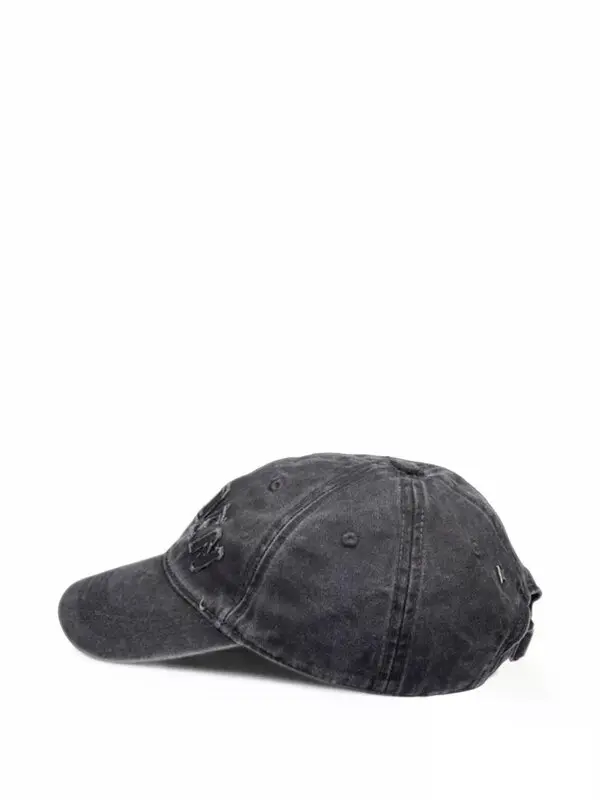 GOLDEN GOOSE Logo-patch Distressed Baseball Cap