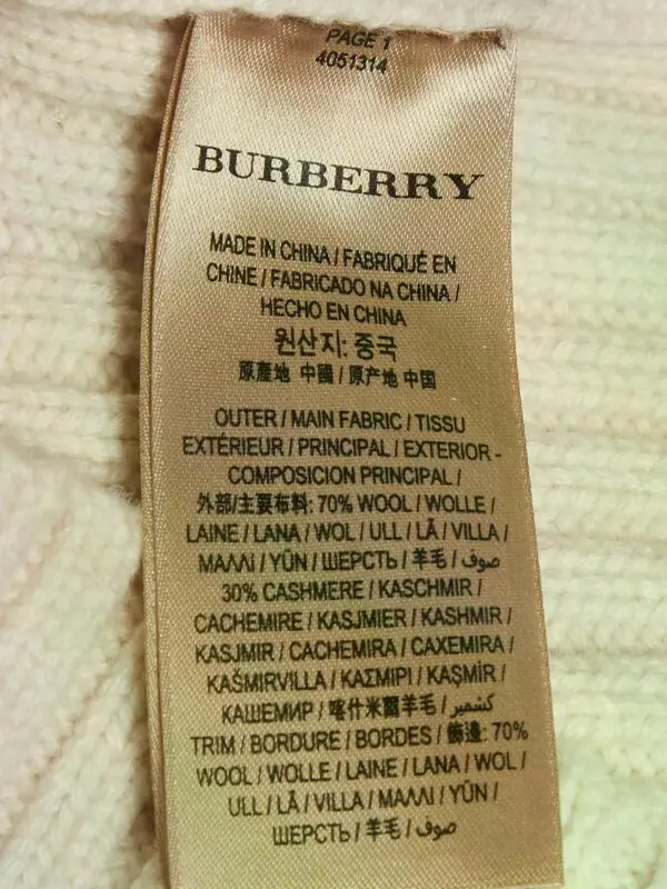 Burberry Cable-knit Sweater