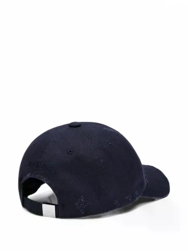 We11Done Distressed Teddy-bear Baseball Cap