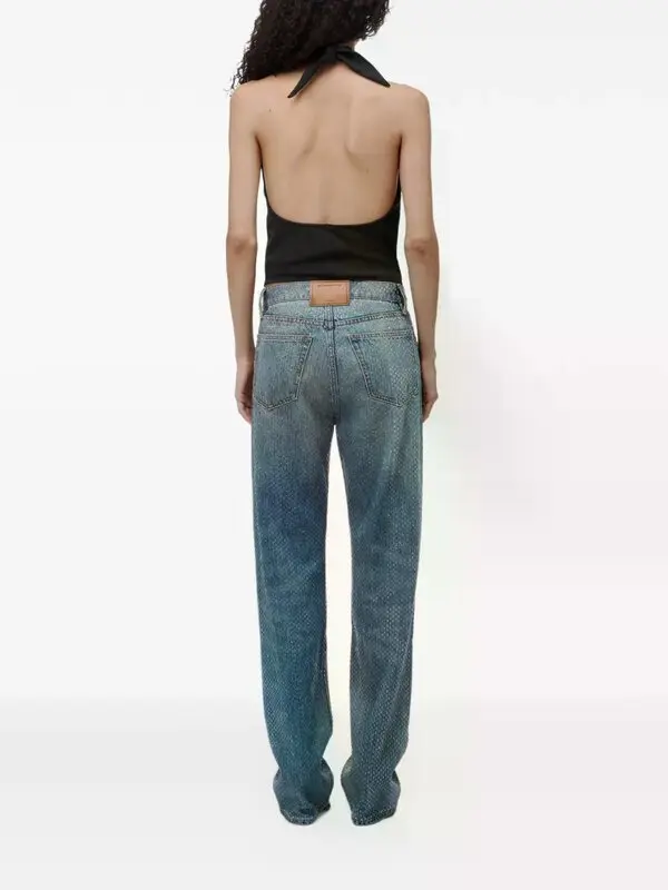 Alexander Wang Halter Top W/ Hotfix Graphic