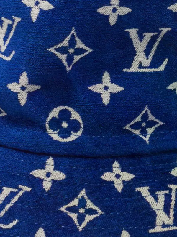 LOUIS VUITTON Monogram Match Bucket Hat