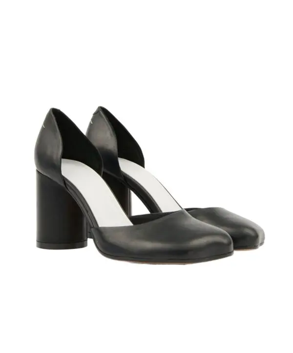 MAISON MARGIELA Court Asymmetric Toe Pumps - Black