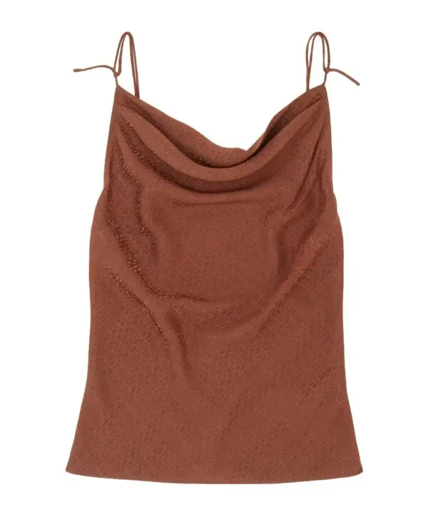 MAISON MARGIELA Jacquard Top - Brown