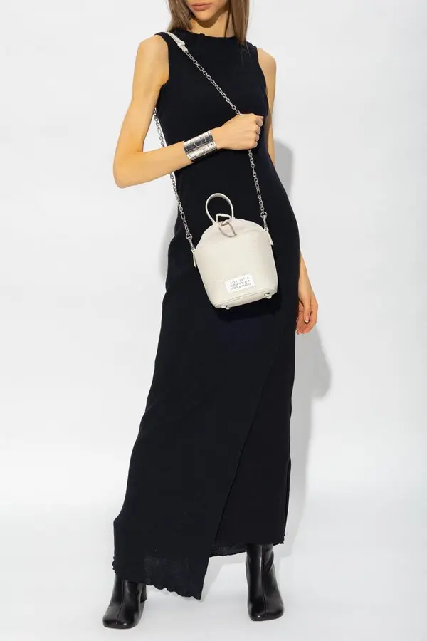 MAISON MARGIELA Asymmetric Draped Knitted Dress