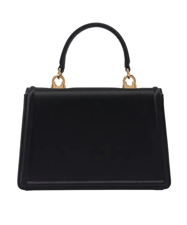 Dolce & Gabbana Dolce Gabbana Foldover Top Small Satin Devotion Bag