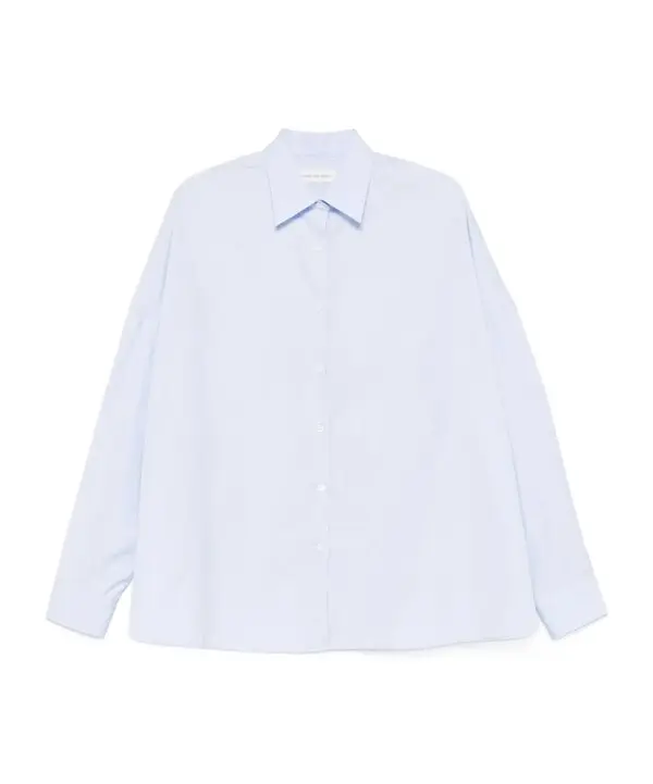 Dries Van Noten Casia Button-up Long-sleeved Shirt - Blu