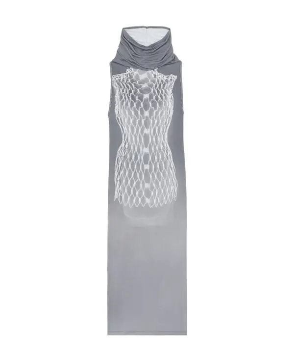 MAISON MARGIELA Dummy Sleeveless Dress - Gray