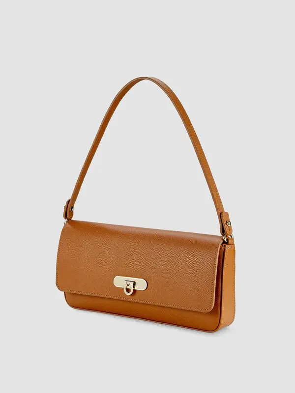 Gigi New York Audrey Leather Shoulder Bag