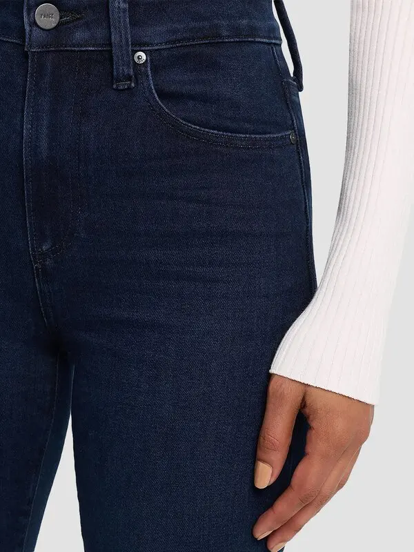 Paige Gemma Stretch Cotton-blend High-rise Skinny Jeans