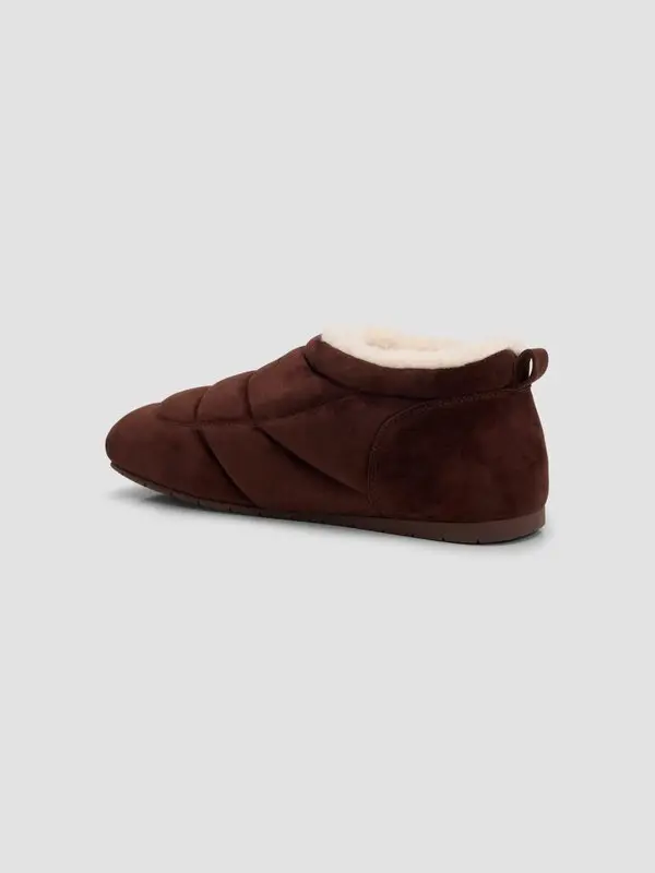 Marc Jacobs The Aspen Suede Low-top Winter Boots - Cement