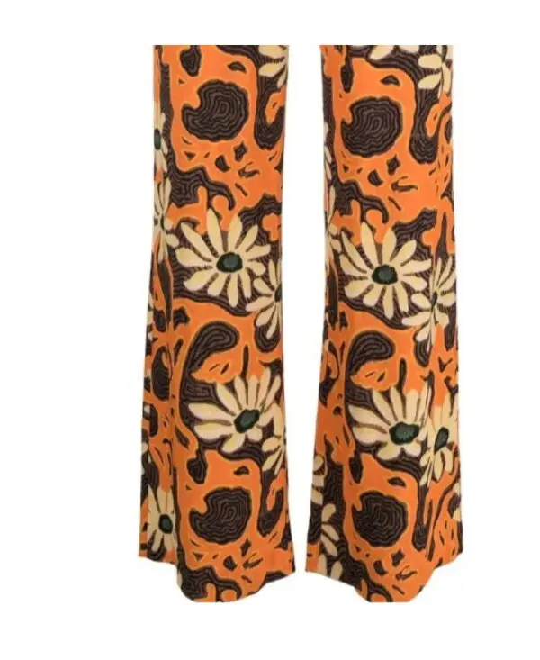 Nanushka Floral Wide-leg Trousers