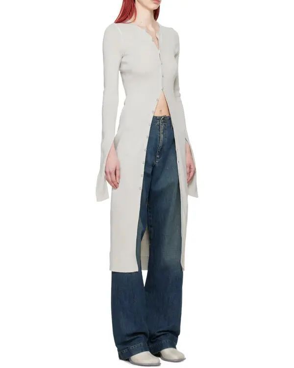 MAISON MARGIELA Long-sleeved Dress - Gray