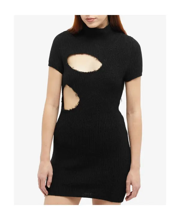 MAISON MARGIELA Cut-out Ribbed Minidress