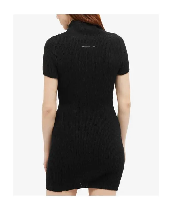 MAISON MARGIELA Cut-out Ribbed Minidress