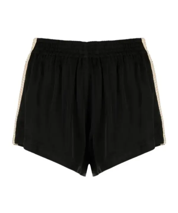 Palm Angels Side-stripe Track Shorts - Black