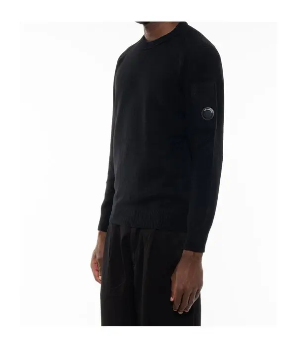C.P. COMPANY Lens-detail Raglan-sleeve Sweater