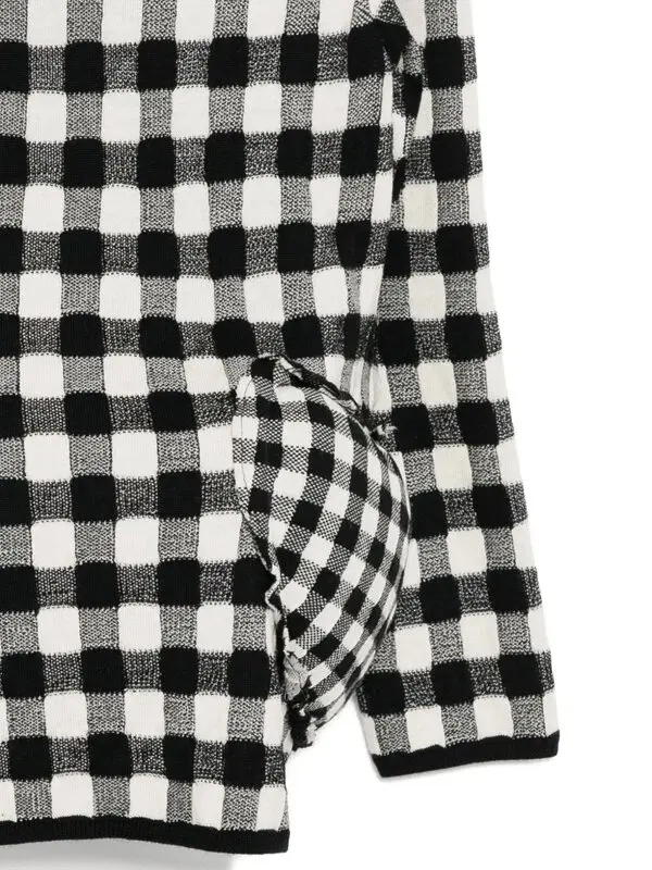 Comme Des Garçons Checked Jumper