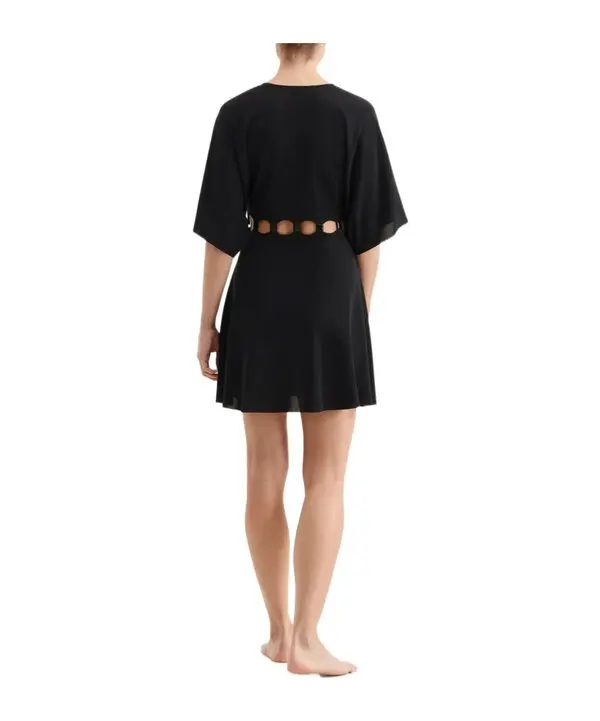 ERES V-neck Cutout Dress - Black
