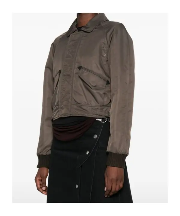 MAISON MARGIELA Cropped Zip-up Jacket