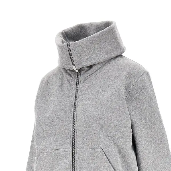 7 For All Mankind Zip-up Collar Hoodie